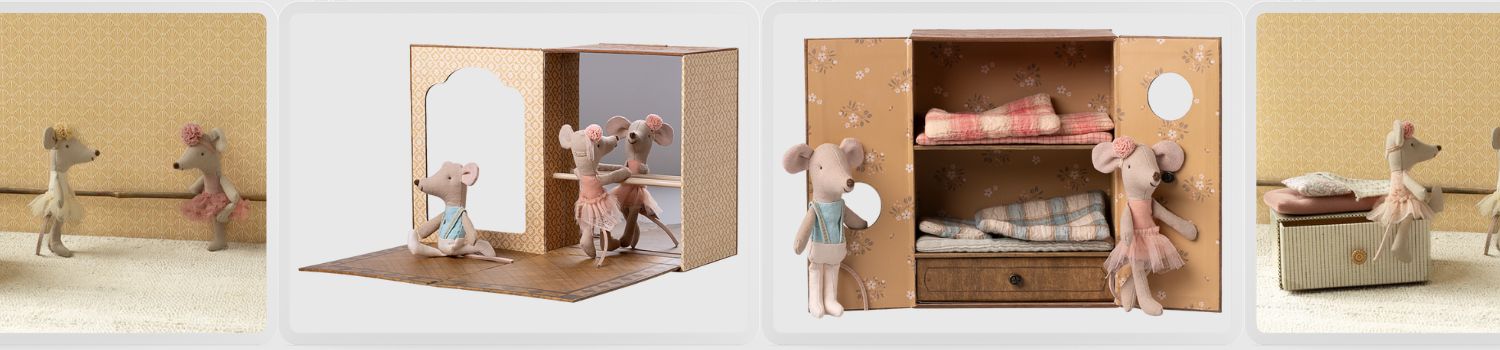 Maileg Dance Mice – Ballet Soft Toys & Accessories – Nordic Fusion Store