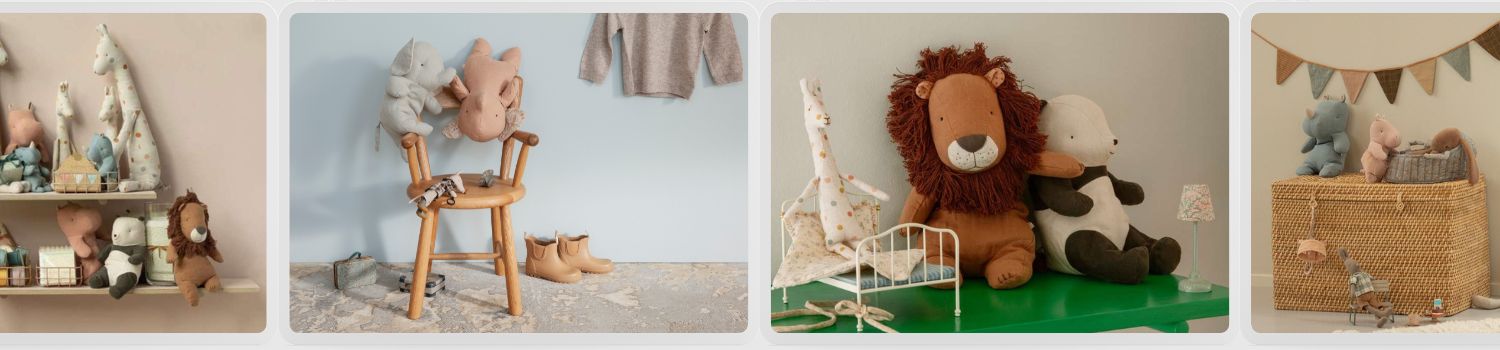 Maileg Safari Friends – Giraffes, Lions, Hippos & More – Nordic Fusion ...