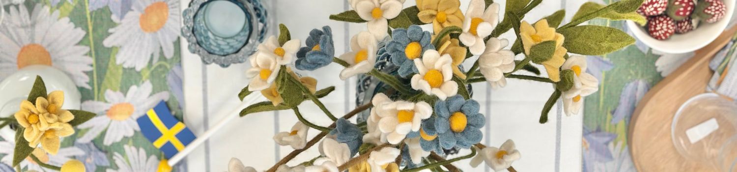 Scandinavian Midsummer Table Décor | Nordic Fusion – Nordic Fusion Store