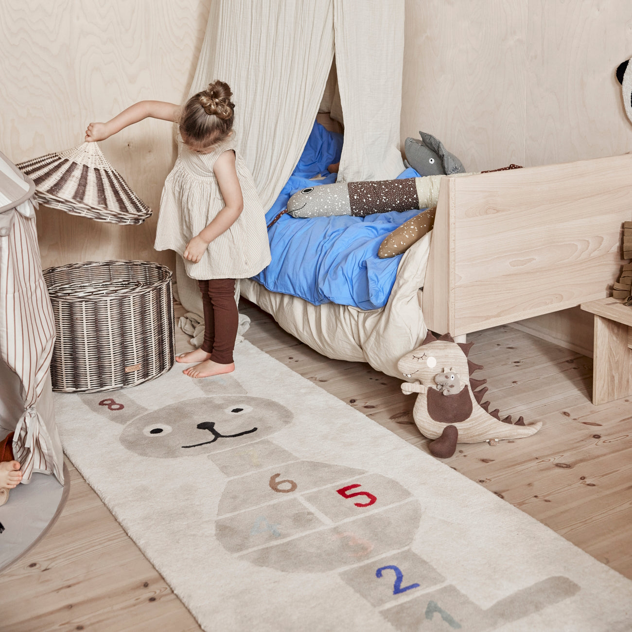 OYOY Rabbit Hopscotch Rug – Nordic Fusion Store