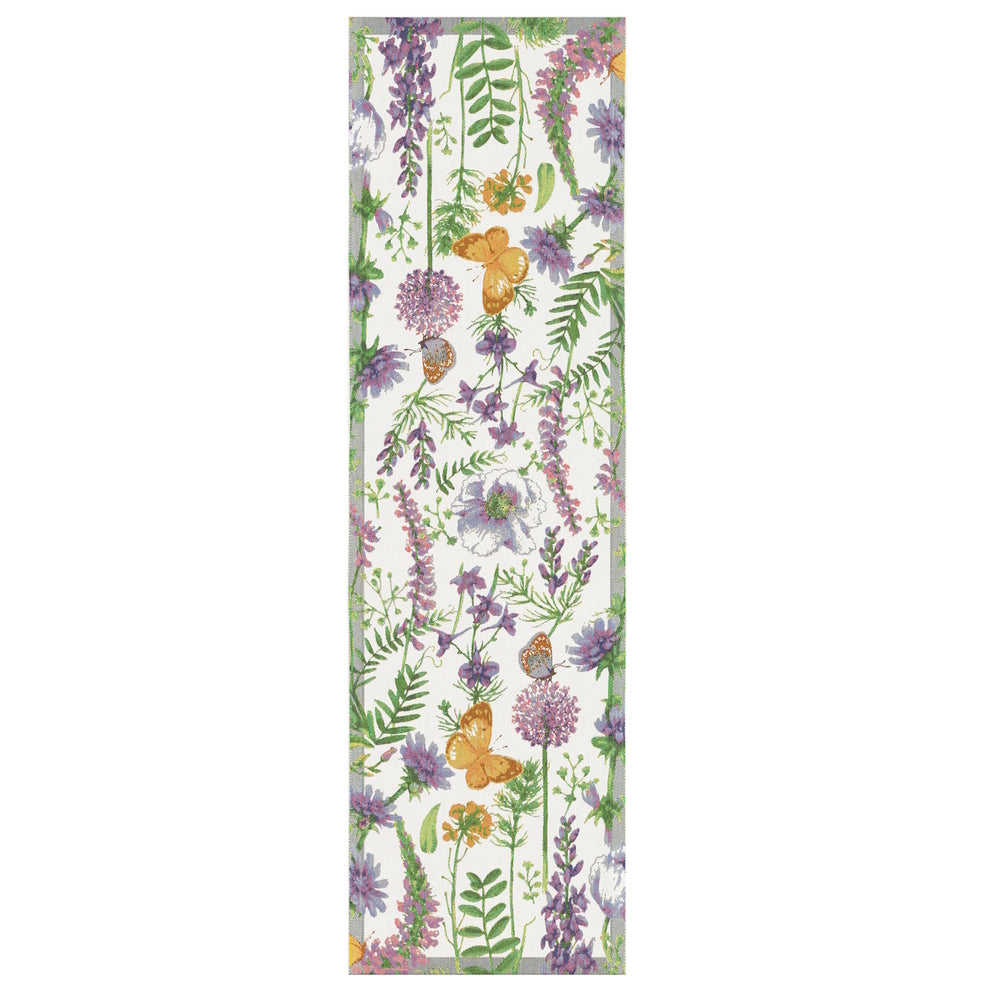 Ekelund Selma Runner 35x120 – Swedish Floral Organic Cotton Linen ...