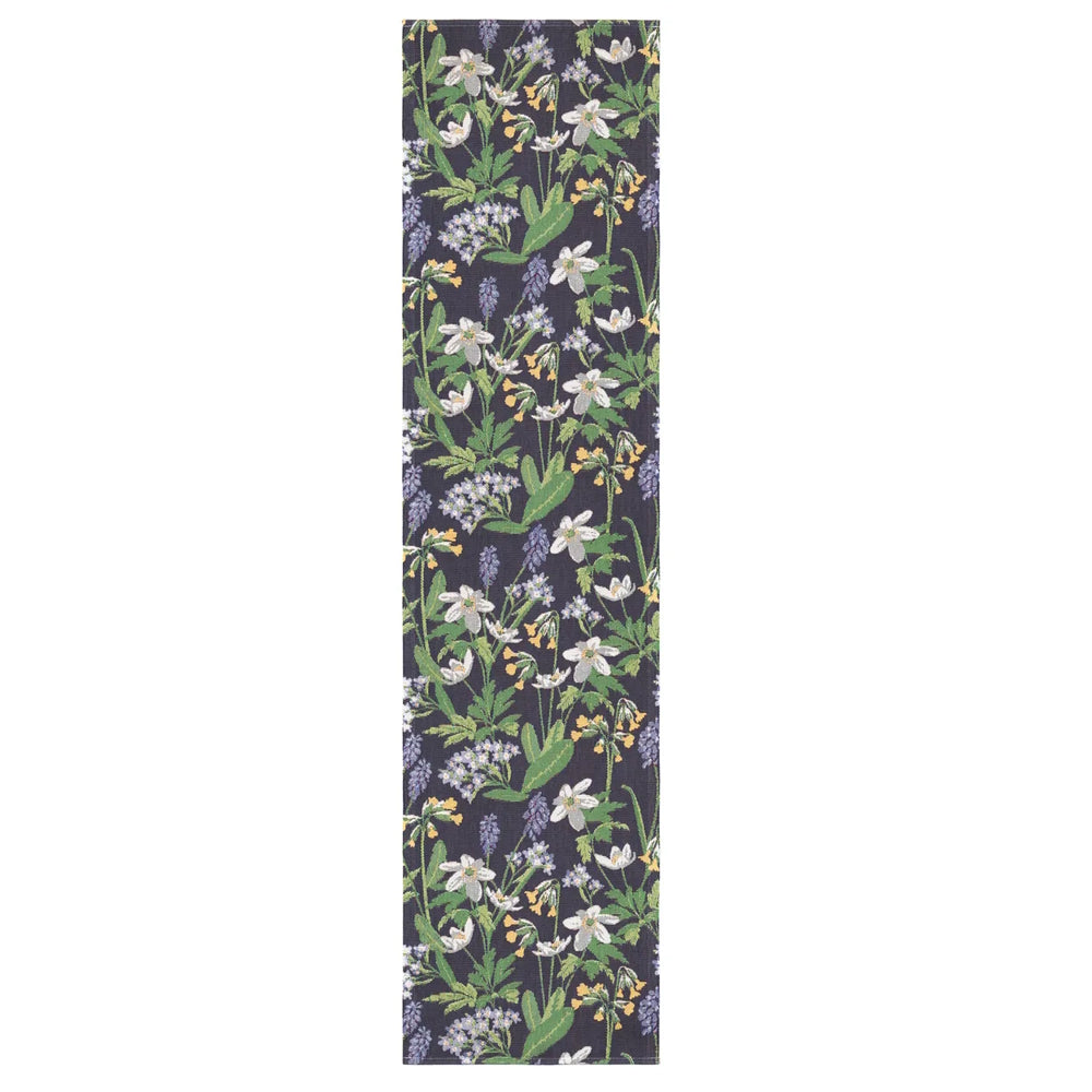 Ekelund Spring Runner 35x140 – Swedish Floral Organic Cotton Linen ...