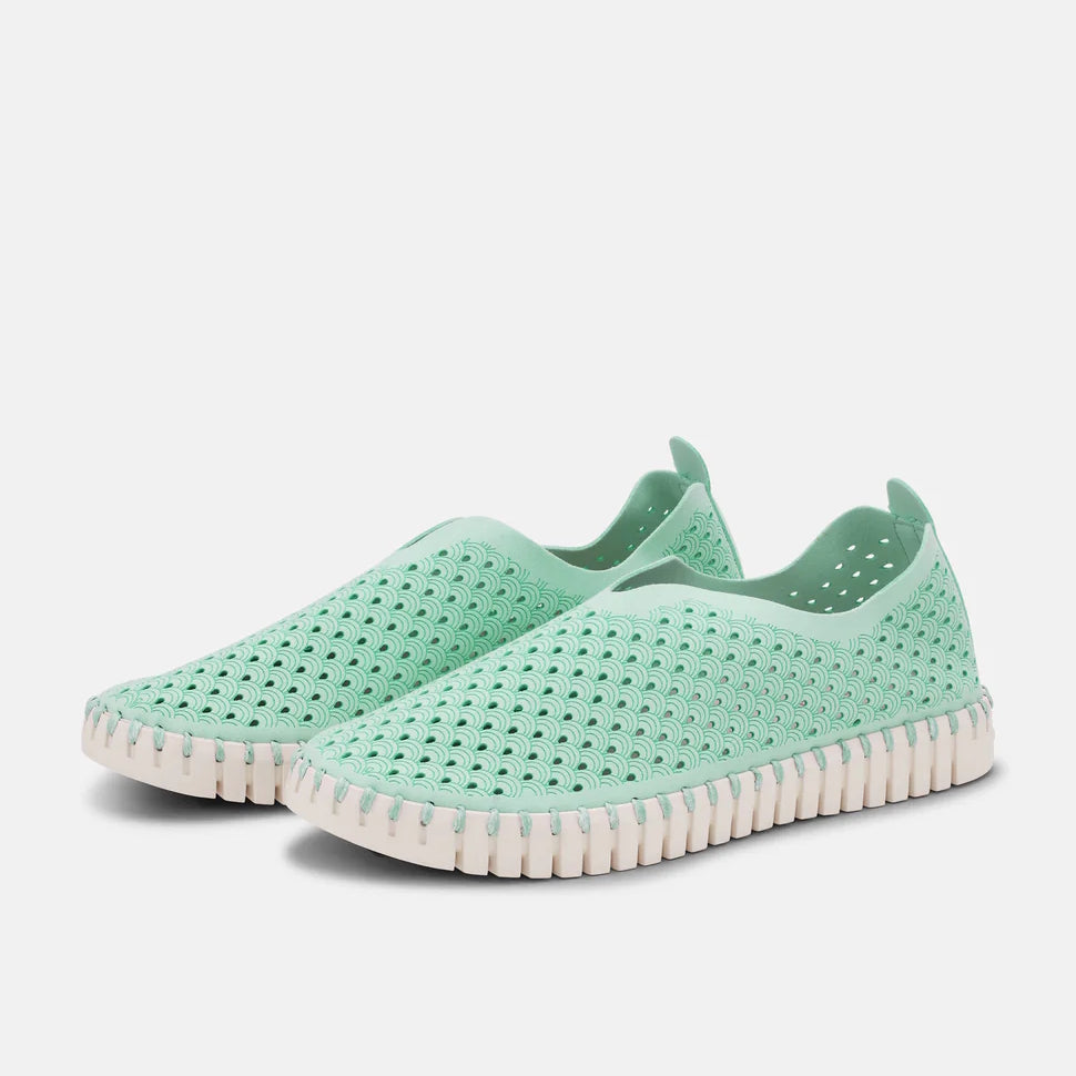 Ilse Jacobsen Tulip Shoes Yucca – Lightweight Mint Green Slip-Ons ...