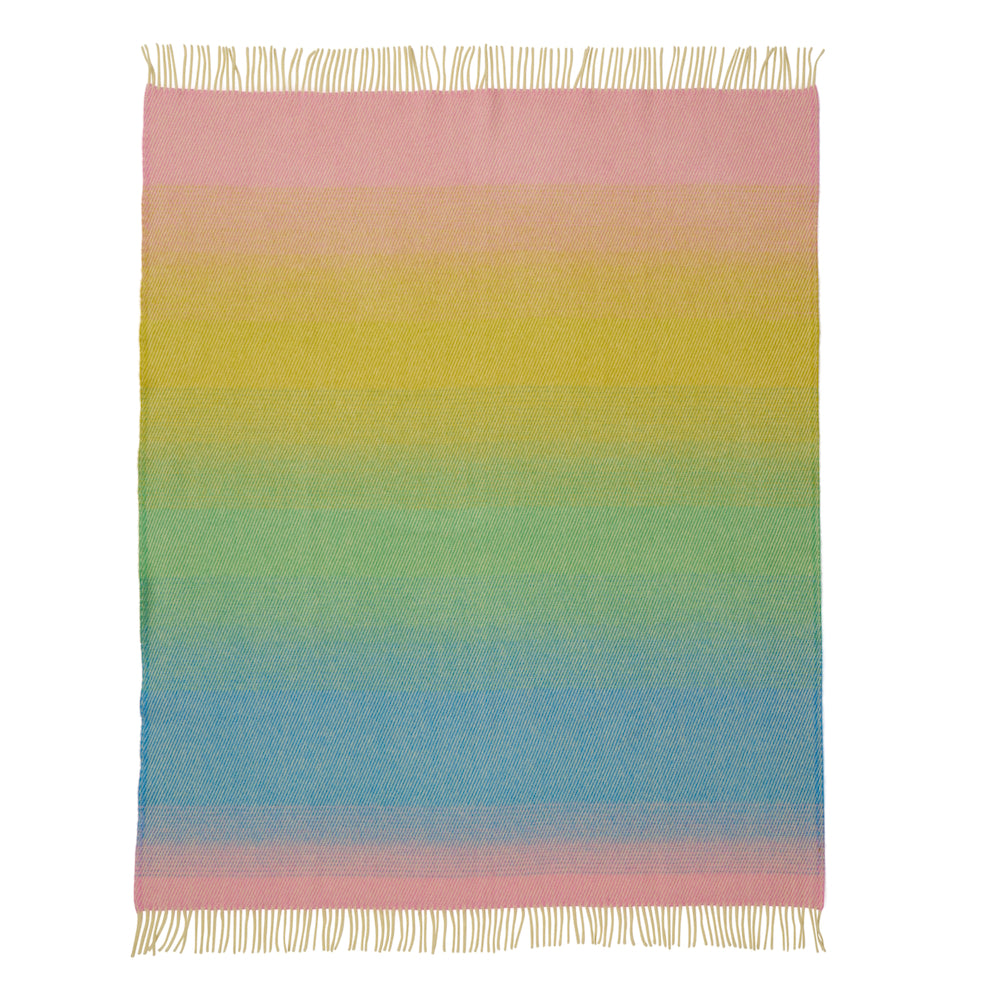 Klippan Aurora Wool Blanket Lambswool Scandinavian Gradient – Nordic ...