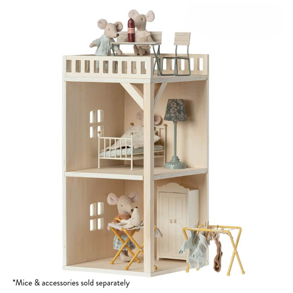 Maileg Mouse House & Furniture – Miniature Dollhouse Play – Nordic ...