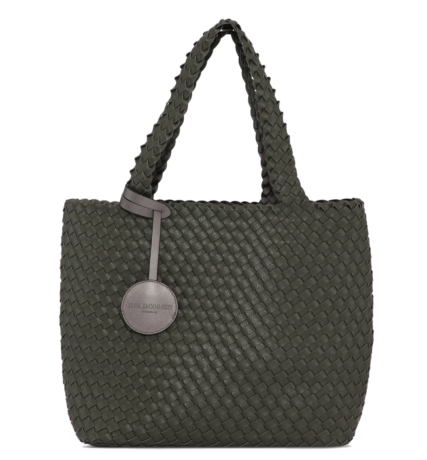 Nordic Fusion | Ilse Jacobsen Woven Tote Bag gun metal-army – Nordic ...